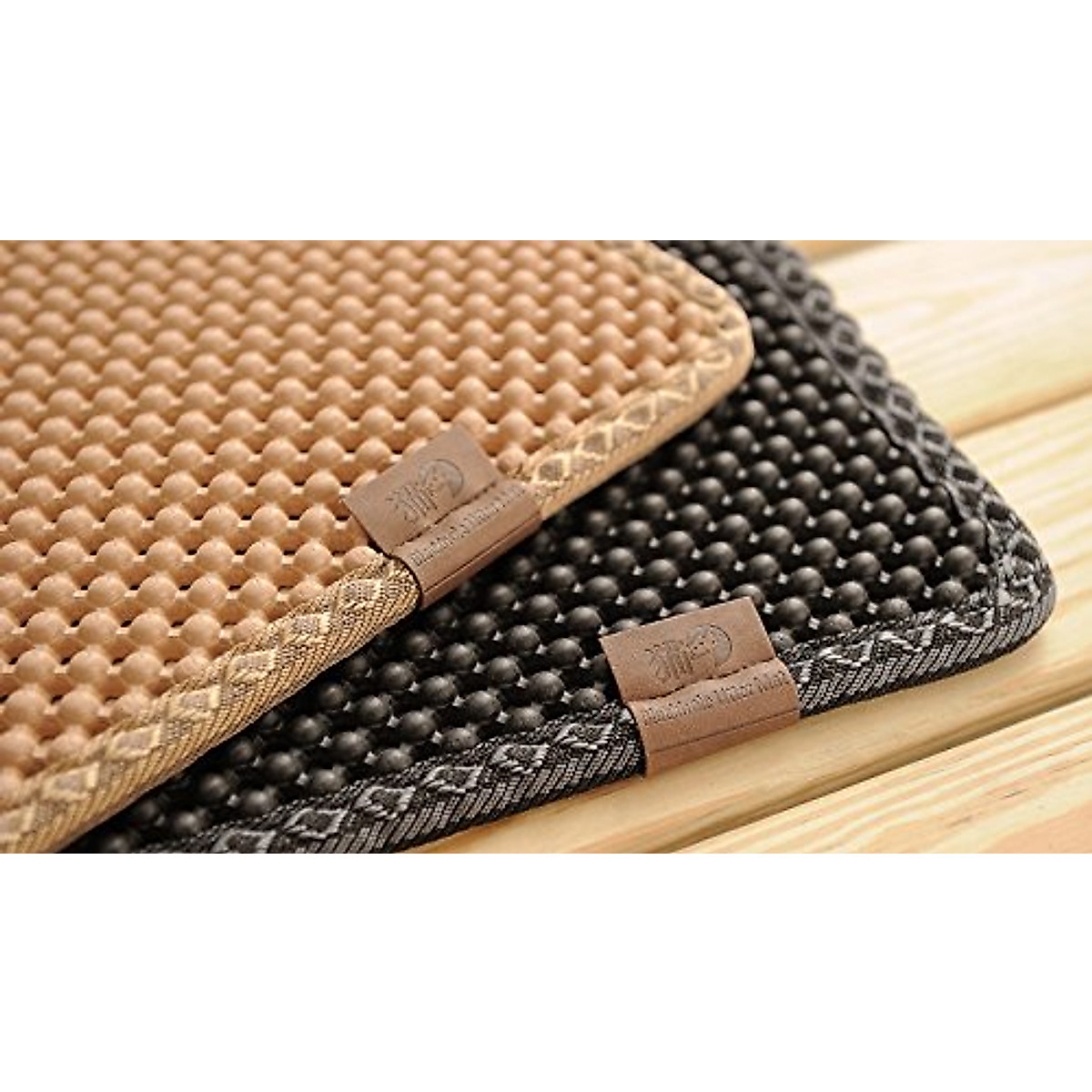 Blackhole Litter Mat - Moonshuttle Rectangular Cat Litter Mat, 30 X 23-Inch, Dark Gray