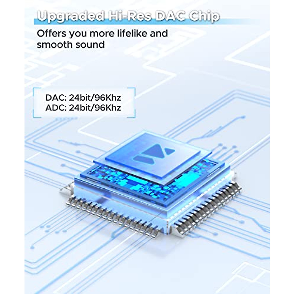 Warrky USB C to 3.5mm Audio Headphone Adapter【Flawless 24bit Hi-Res Sound Quality】 Type-C to Headphone Jack Compatible with Samsung Galaxy S22/S21/S20 Plus, Pixel 6/5/4, iPad Pro, Motorola-Black