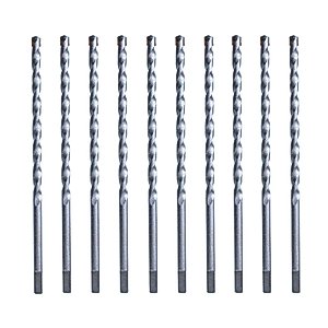 5/32"x3-1/2" 10pcs Carbide Tipped Concrete Masonry Screw Drill Bits