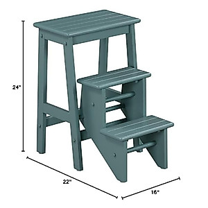 Boraam Niko 3-Tier Step Stool, Counter Height, Aspen Valley