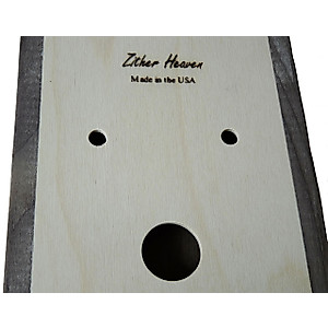 Zither Heaven Artisan Triple Wood 12 Note Thumb Piano in Cherry, Blackwalnut and Spalted Maple made in the USA