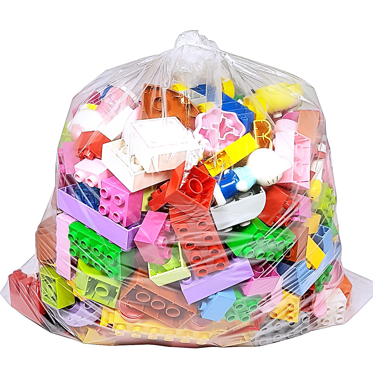 Wowfit 100 CT 18x24 inches 1 Mil Clear Plastic Flat Open Poly Bags Great for Proving Bread, Dough, Storage, Packaging and More (18 x 24 inches)