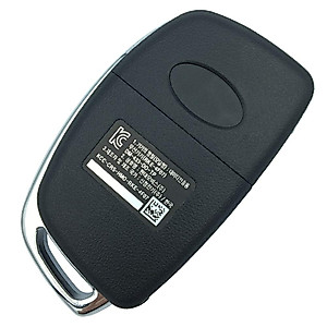 Replacement Uncut Key Remote Fob Case 4 Buttons fit for Hyundai Sonata Santa Fe Flip Key Remote Control Key Fob Shell