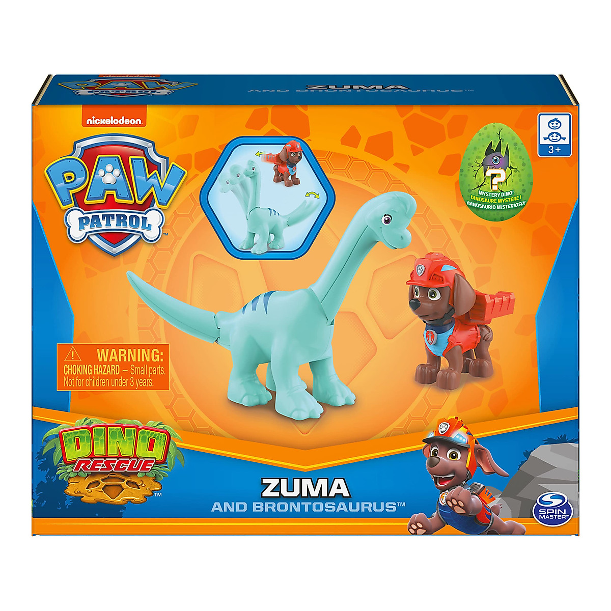 Paw Patrol, Dino Rescue Skye and Dinosaur Action Figure