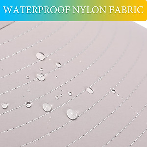 Outrip Sun Hat for Men Women Wide Brim Fishing Hat with Face Cover & Neck Flap Outdoor Sun Protection Hat Light Grey