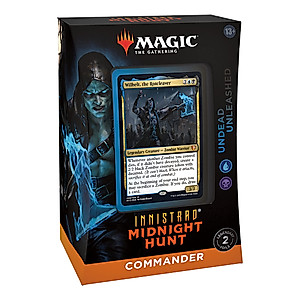 Magic: The Gathering Innistrad: Midnight Hunt Commander Deck – Undead Unleashed (Blue-Black)