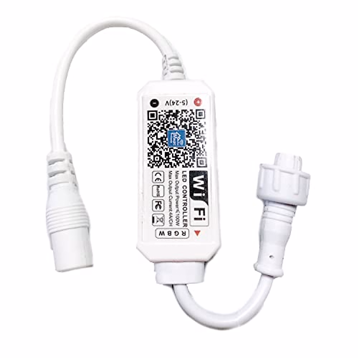 Lominie WiFi Controller Aquarium Light with 5-pin Connector Timer for Upgraded Asta 20 Pixie 30 Asta 120 Pixie 80 Saltwater Aquarium Light (4 Channels)