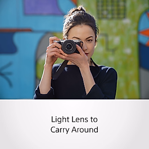 Sony SEL24F28G - Full-Frame Lens FE 24mm F2.8 G - Premium G Series Prime Lens Black