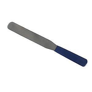 Scientific Labwares Spatula with PVC-Grip Handle, 8", Stainless Non-Stick Blade…