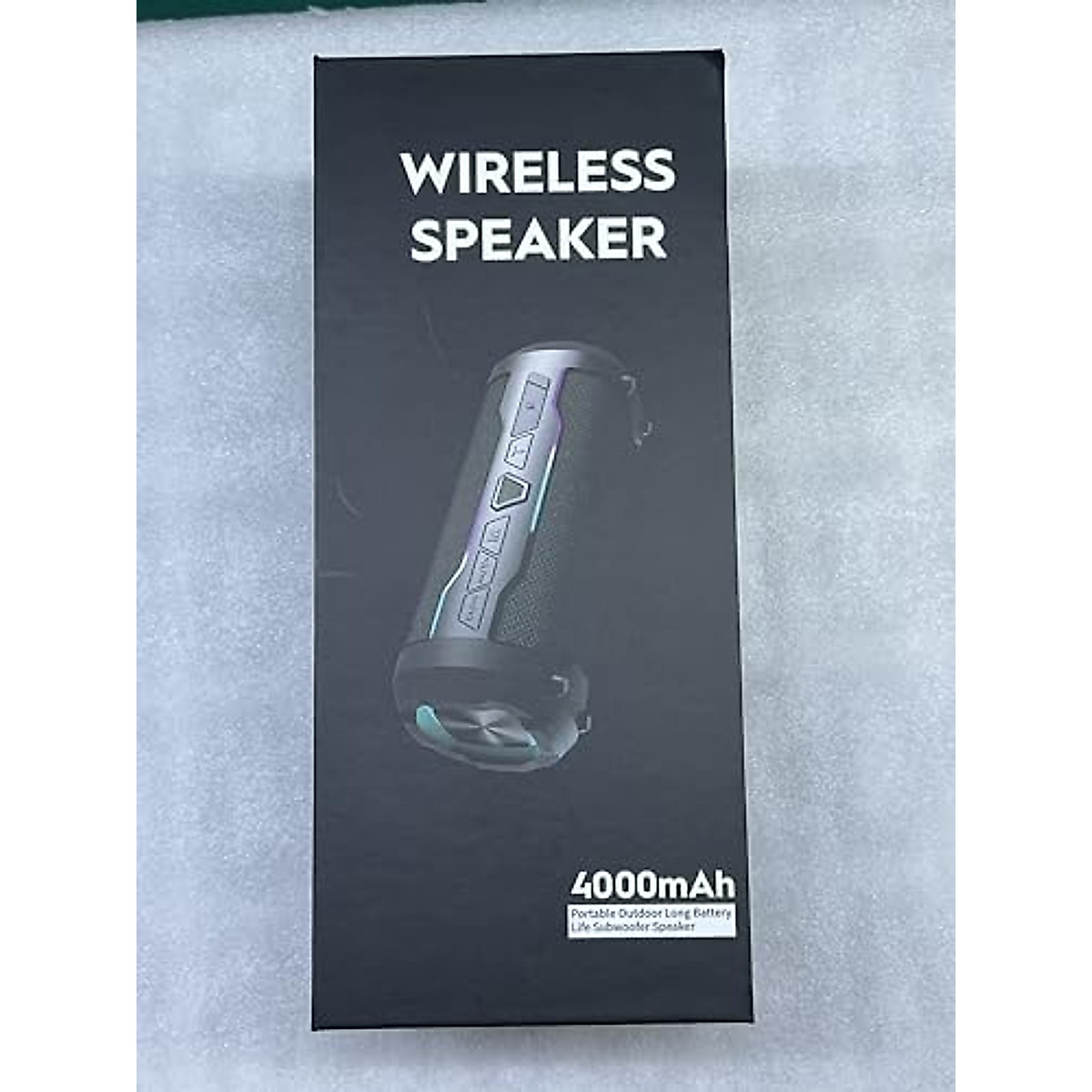 Bluetooth Speakers, Portable Bluetooth Speakers Wireless with 20W Loud Stereo Sound, IP7 Waterproof Shower Speaker Colorful Flashing Lights, Built-in Mic Hands-free Calling, for Outdoor Home Party