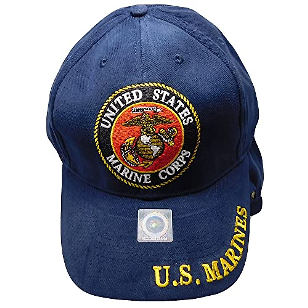 United States Marine Corps Marines Semper Fi U.S.M.C Navy Blue Cotton Adjustable Embroidered Baseball Hat Cap Officially Licensed CP00301