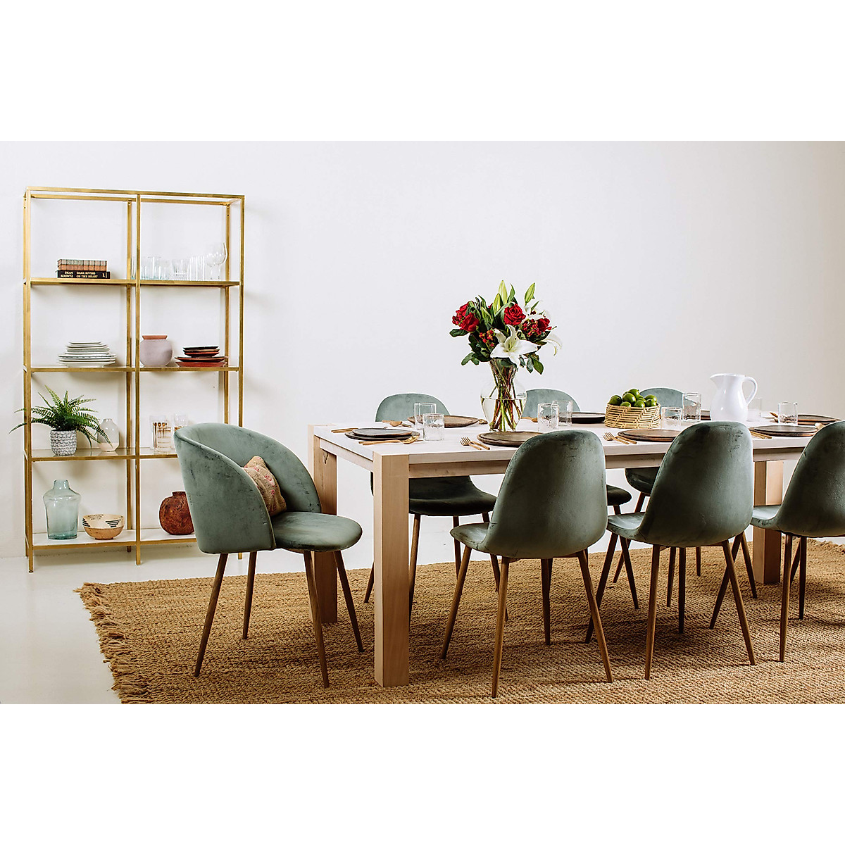 BENCHMARK BOUQUETS - Red Elegance (Glass Vase Included), Next-Day Delivery, Gift Fresh Flowers for Birthday, Anniversary, Get Well, Sympathy, Graduation, Congratulations, Thank You