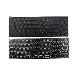 JANRI Replacement US Layout Keyboard for MacBook Pro 13" inch A1706 & MacBook Pro 15" inch A1707 Touch Bar (for Late 2016 mid 2017 Year)