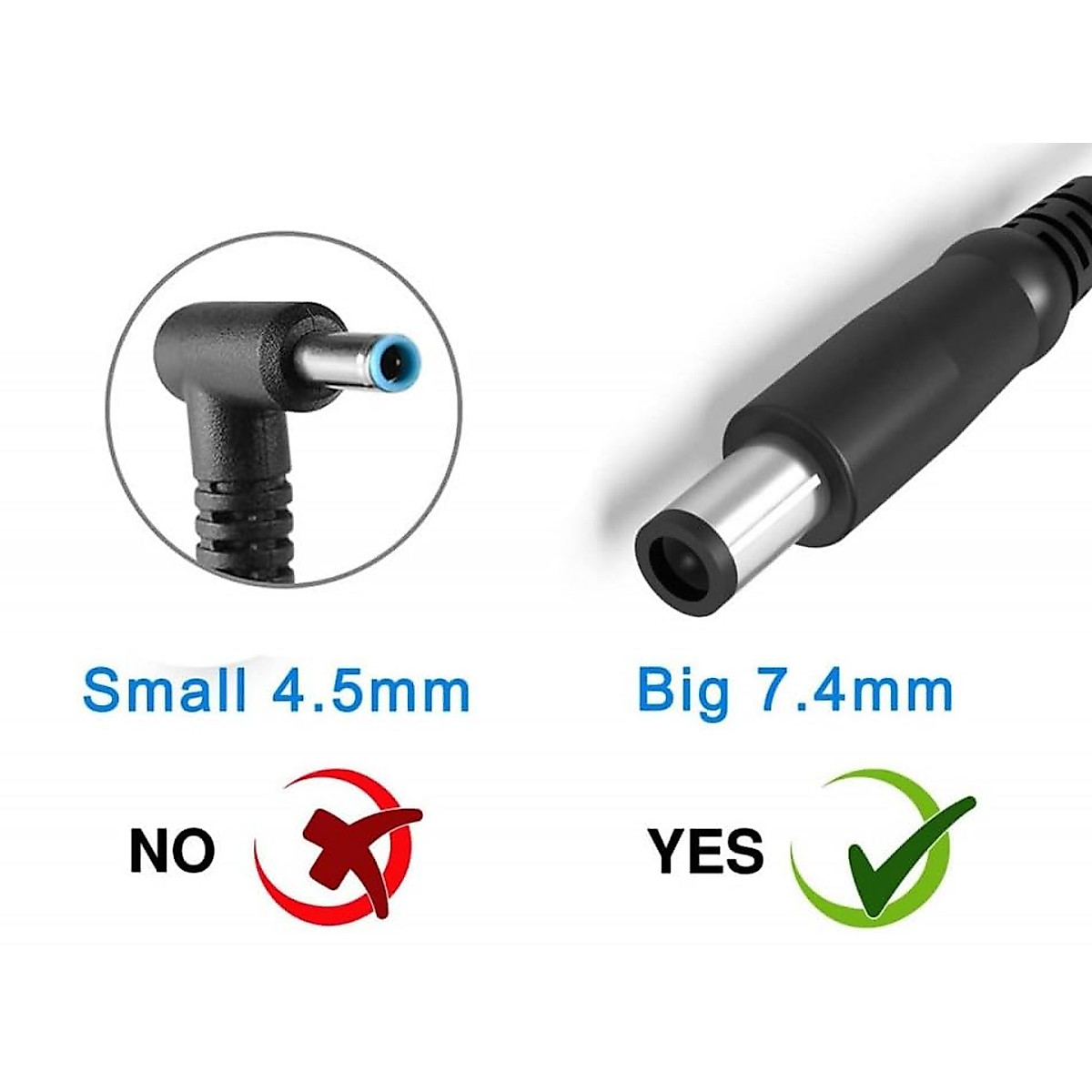 Original Dell 65W AC Adapter for Inspiron 15 (3520), Inspiron 15 (3521), Inspiron 15 (3537), Inspiron 15R (5520), Inspiron 15R (5521), Inspiron 15R (7520), Inspiron 15R (N5110)