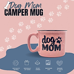 Cute Funny Coffee Mug for Dog Lovers - Dog Mom, Dog Dad, Fur Mama - Unique Fun Gifts for Her, Dad, Mom, Sister, Teacher, Coworkers - Coffee Cups & Mugs with Quotes