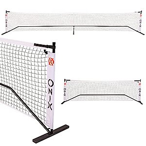 Onix Pickleball 2-in-1 Regulation-Size Portable Net and Practice Net Set Includes Carrying Case with Wheels