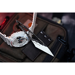 KOVCHEGART handmade pocket knife kiridashi, edc utility knife, neck knife (n690 steel cryo treated, OSA02 4.1 inch)