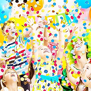 8 PCS Party Supplies Colorful Confetti Paper Poppers Confetti Cannon for Graduation Wedding Birthday Baby Shower Christmas New Year's Bridal Anniversary Fiesta Fun Party Favors Supplies