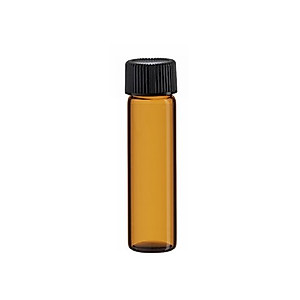 Premium Vials 2 Dram AMBER Glass Vial - Screw Cap - Pack of 1440