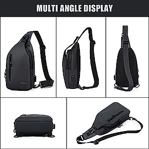 Crossbody Men's Sling Bag Shoulder Backpack Slingbag Outdoor Travel Hiking Camping Men Bags Shoulder Crossbody