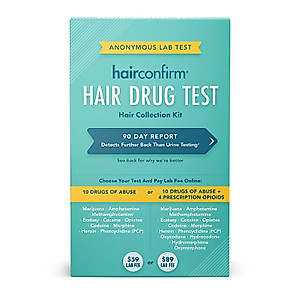 Anonymous lab Test Hair Drug Test Hair Collection kit 90 Day Report detects Further Back Than Urine Testing Choose Your Test