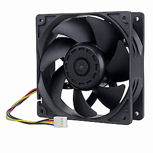 Wathai 12038 120mm x 38mm PWM Computer PC Case Fan 12V 4pin 5300rpm High Airflow Duall Ball CFM FG DC Brushless Cooling Fan