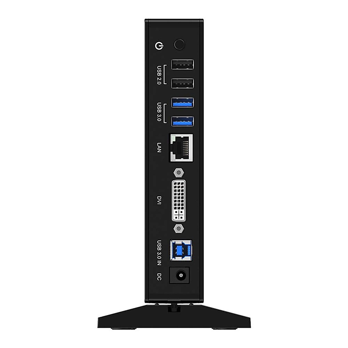 XUNMAIFHB Portable Docking Station,USB3.0 Docking Station Notebook high-Speed Transmission Multi-Function Converter DVI, Gigabit RJ4, Audio Interface, Microphone Interface Fast Transmission