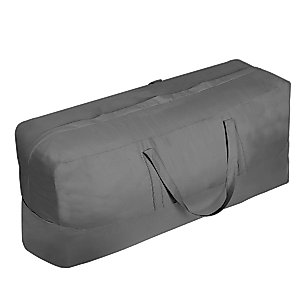 Vailge Storage Bag, 60Lx20Wx28H, Grey, Synthetic Fabric with Waterproof Coating, Zipper, Outdoor Furniture Cushion and Cover Storage Protection, 50 pounds Load Capacity