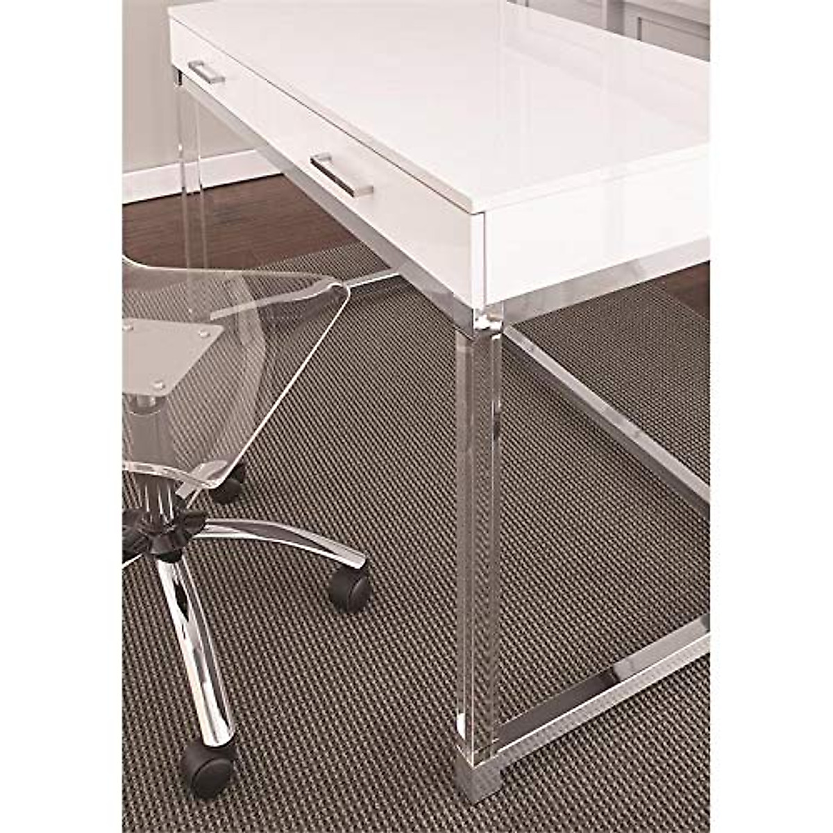 Steve Silver Everett White Painted Wood Desk