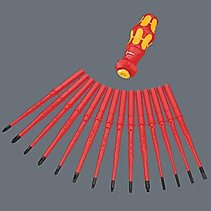 Wera 05057481001 827 T i Kraftform Turbo blade holding handle, 9.0 x 125 mm