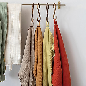 Creative Co-Op Woven Cotton Double Cloth Tea Towels, Set of 6 Colors