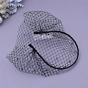 Passat Russian Tulle Birdcage Veil Hair Clip Blusher Wedding Veil Birdcage Veil Headband With Rhinestones Bridal Veil Gift Pins Ivory