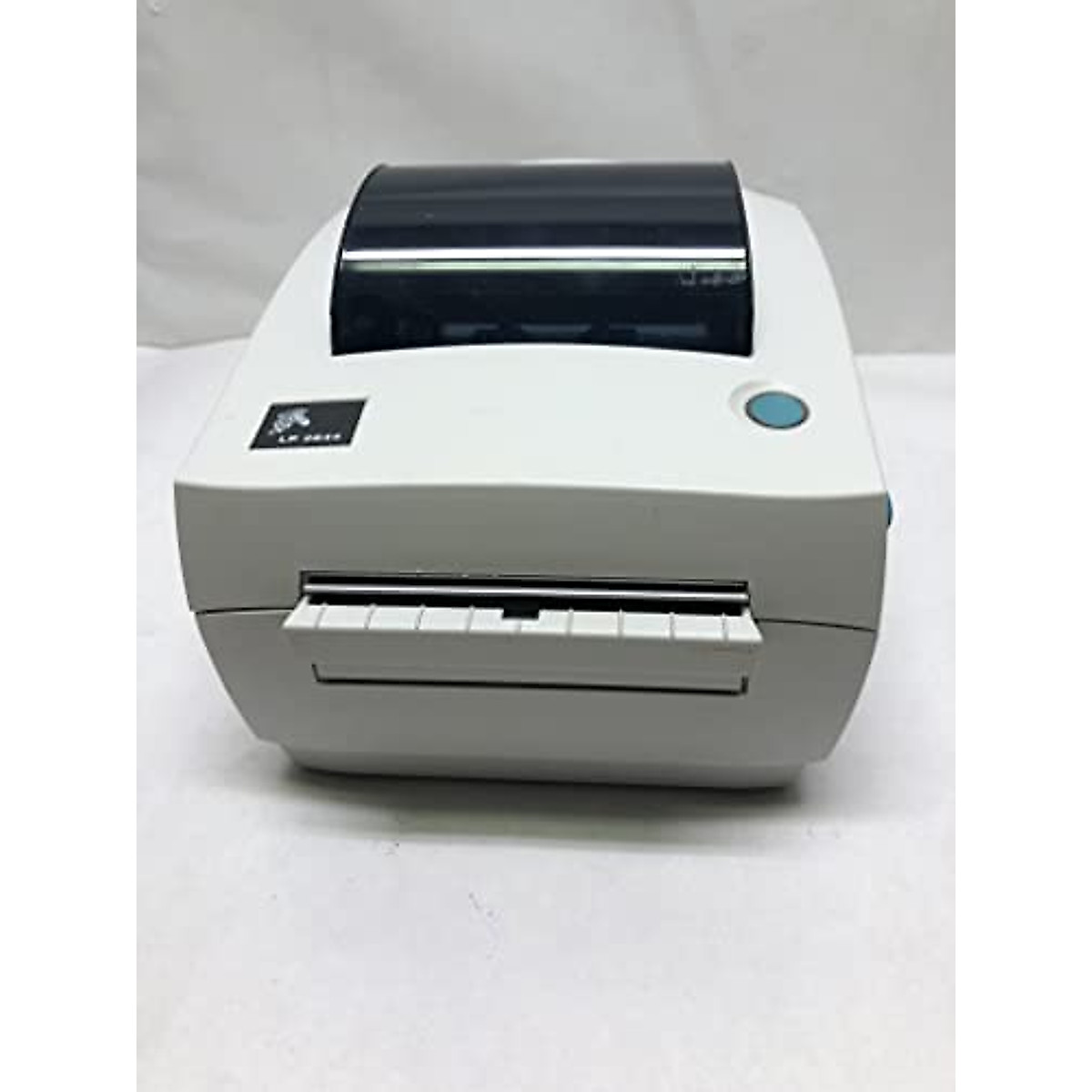 #S6B Zebra LP2844 Printer 2844-20301-0031 W/New Adapter USB Power Cables & Print