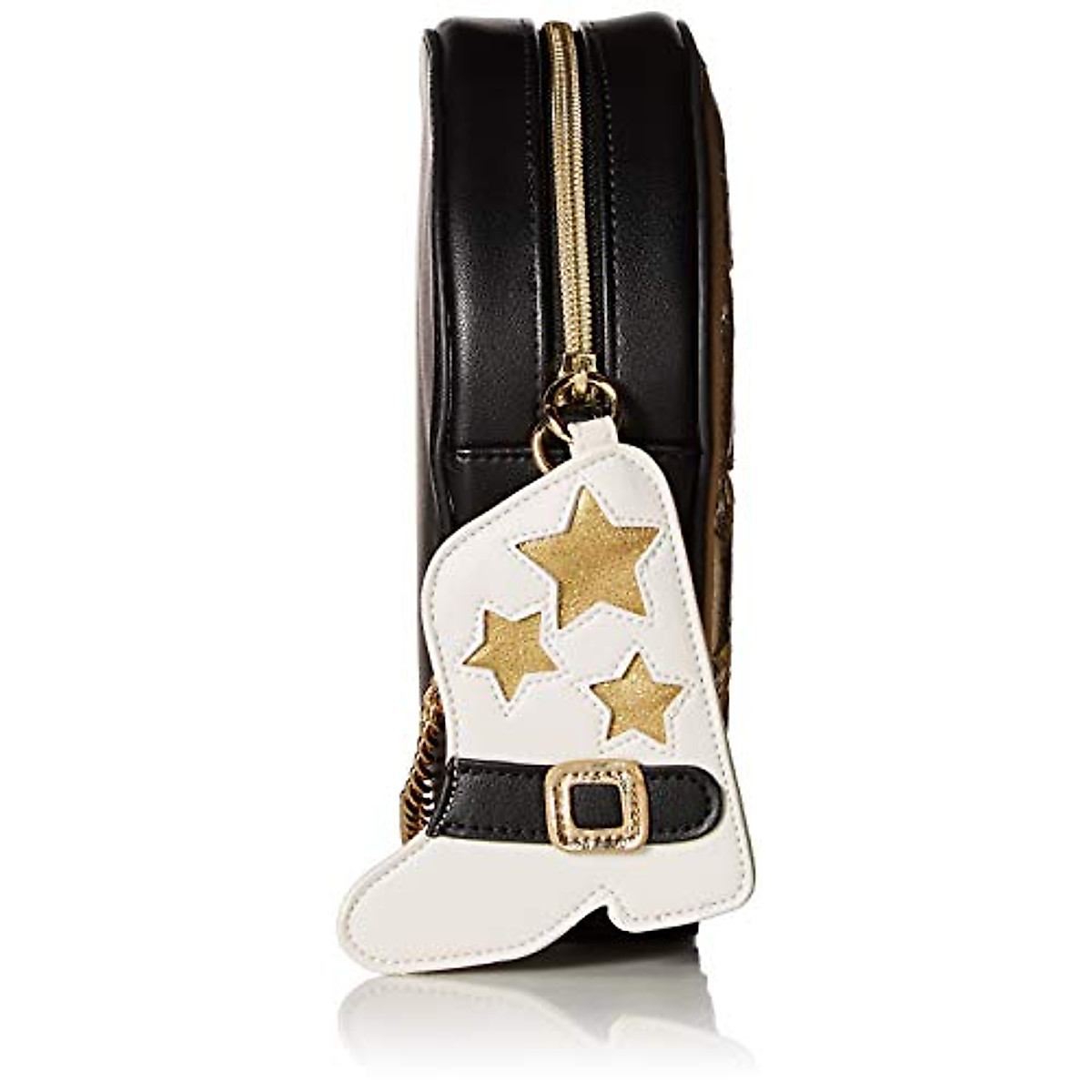 Betsey Johnson Get Em' Cowgirl Crossbody, Gold