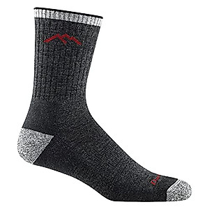Darn Tough Merino Wool Micro Crew Cushion Sock Black, XL