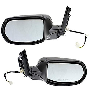 Kool Vue Driver & Passenger Side Power Non-Heated Mirrors for Honda CR-V 2012-2014 Paintable