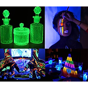 LED Black Light, 6W LED Tube Black Light for Black Light Bulbs Replacement, Blacklight Poster, UV Art, Bedroom, Black Lights for Halloween and Blacklight Parties