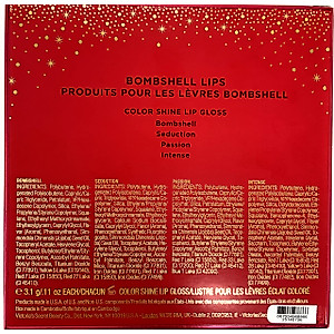 Victoria's Secret Bombshell Color Shine 4-piece Lip Gloss Set