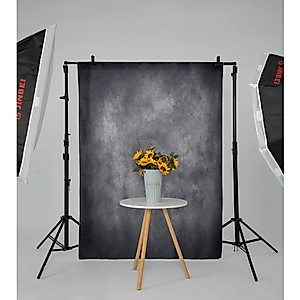 Kate 5x7ft/1.5x2.2m Dark Backdrop Black Abtract Texture Portrait Photo Backgrounds Photography Studio Props