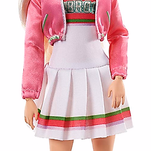 Disney’s Zombies 2, Addison Wells Doll (11.5-inch) wearing Cheerleader Outfit and Accessories, 11 Bendable “Joints,” Great Gift for ages 5+ [Amazon Exclusive]