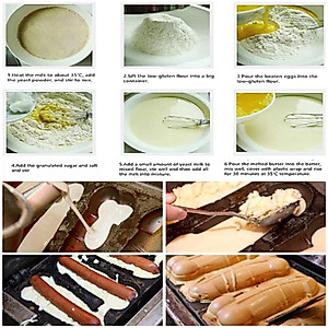 Kolzayier Commercial Strange Shape Penis Waffle Maker Machine,Waffle Stick Machine,Hot Dogs Sausage Grill Baker Waffle maker for Restaurant,Beach,Party,Street food,Bars,Dessert Shops, Food carts