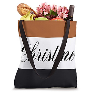 Personalized Name Christine Employee Bridal Birthday Gifts Tote Bag