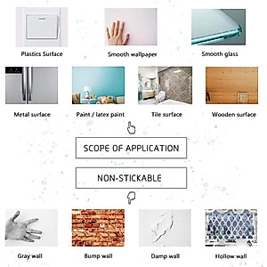 16.5 x 23.5 inches Faith Love Hope Quotes Wall Stickers Decals Decor, Removable DIY Saying Wall Art Decals Sticker, Easy Peel and Stick Wallpaper for Bedroom Living Room (Black)