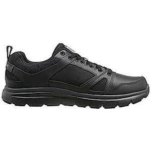 Skechers Men's Flex Advantage Sr Work Shoe, Black, 14 W US