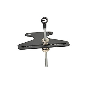 ZSHJGJR Archery 1 Pin Bow Sight Single Pin Bow Sighting Recurve Bow Sight Compound Bow 1-Pin Sight Aiming Metal Needle Aim Shooting Sight for Shooting Targeting (Black1)