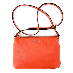 Kate Spade New York Leila Triple Gusset Crossbody (Coral Buds)