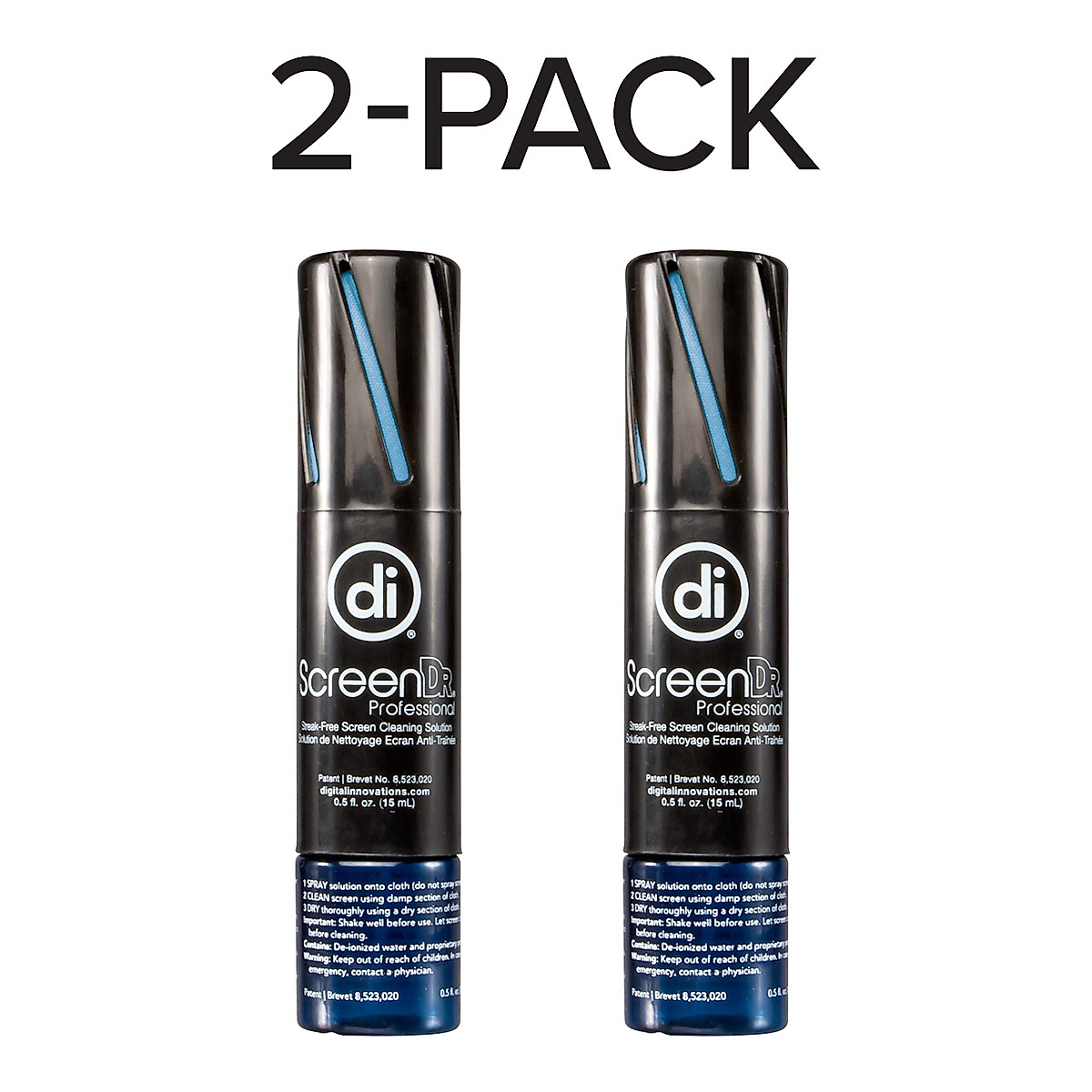 Allsop Digital Innovations ScreenDr 0.5 oz Screen Cleaning Kit Travel Size 2 - pack for Laptops / Tablets / Smartphones, .05 oz 32031