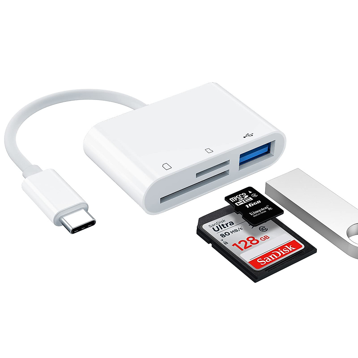 USB C SD Card Reader Adapter - 5Gbps Fast Transfer