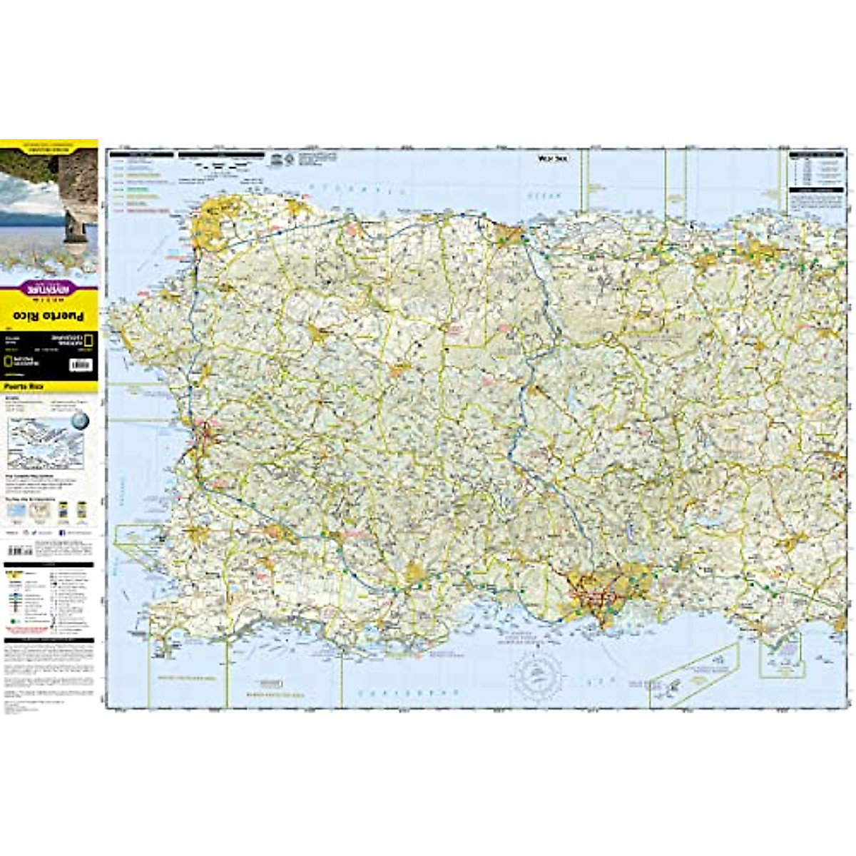 Puerto Rico Map (National Geographic Adventure Map, 3107)