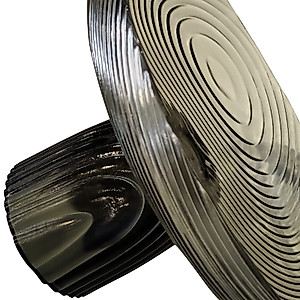 Large Glass Fruit bowl,Fruit Basket 12",Fruit Basket for Kitchen,Decorative Bowl,Fruteros para Cocina,Grayish Green Bowl